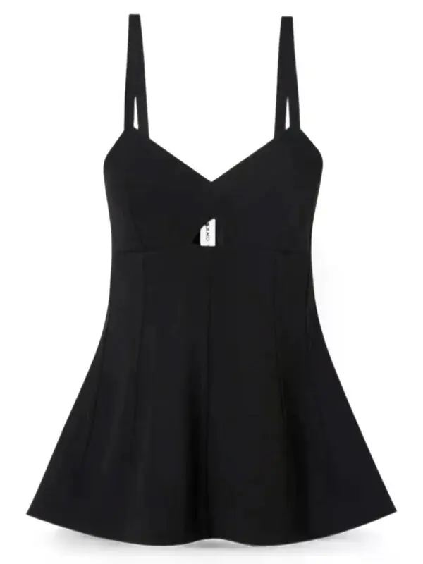 JIL SANDER Cut-out Flared Top