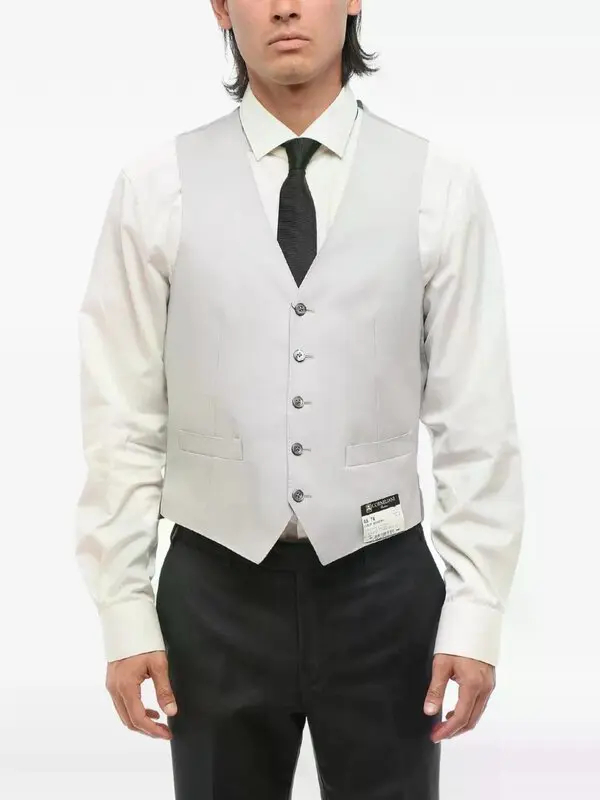 Corneliani V-neck Waistcoat - Grey