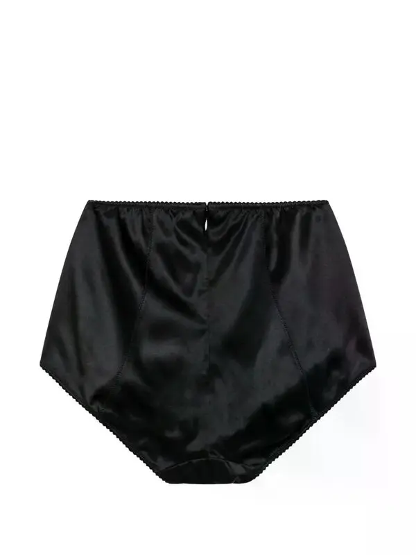 Dolce & Gabbana Satin-finish High-waisted Briefs