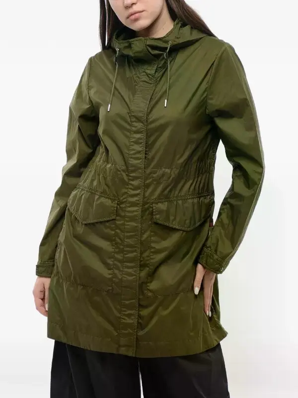 Woolrich Hooded Drawstring-waist Jacket - Green