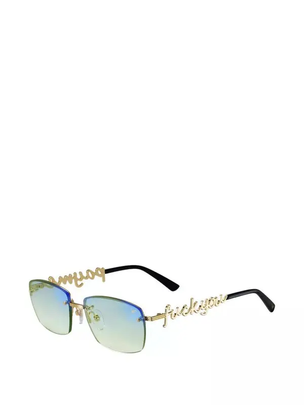 VINTAGE FRAMES COMPANY Rimless Rectangle Sunglasses