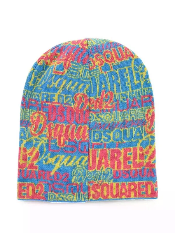 Dsquared2 Logo-intarsia Beanie Hat