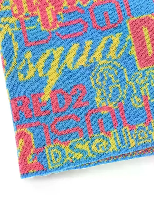 Dsquared2 Logo-intarsia Beanie Hat