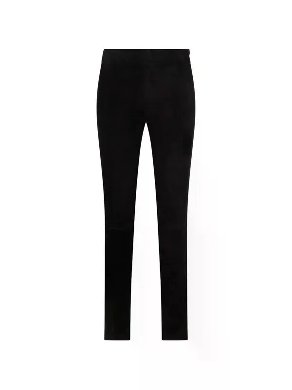 MOORER Slim-fit Trousers - Black