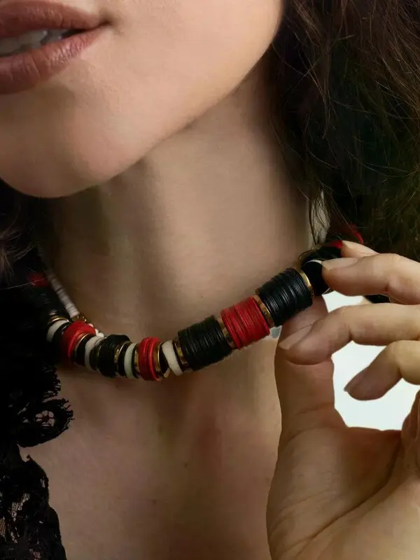 HIJAS DE PUKA Jaipur Beaded Necklace