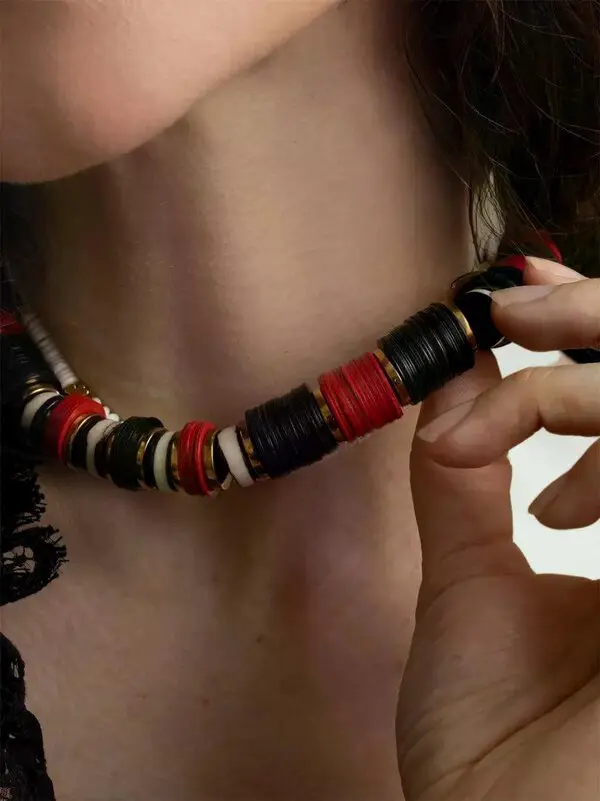 HIJAS DE PUKA Jaipur Beaded Necklace