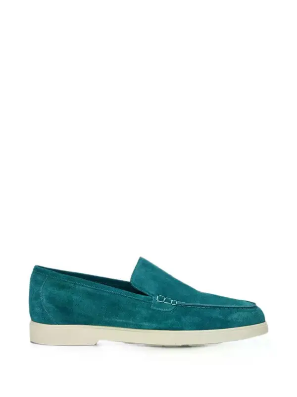 MOORER Suede Slip-on Loafers