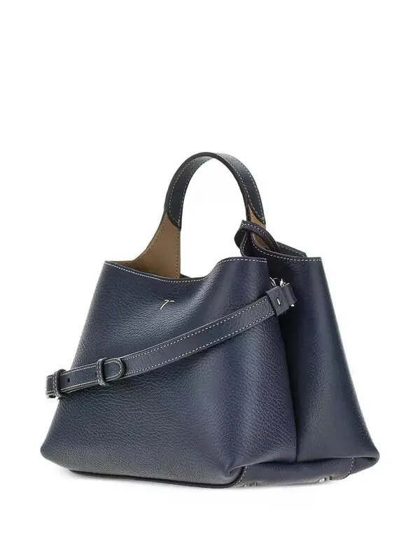 TOD'S T Timeless Leather Crossbody Bag - Blue