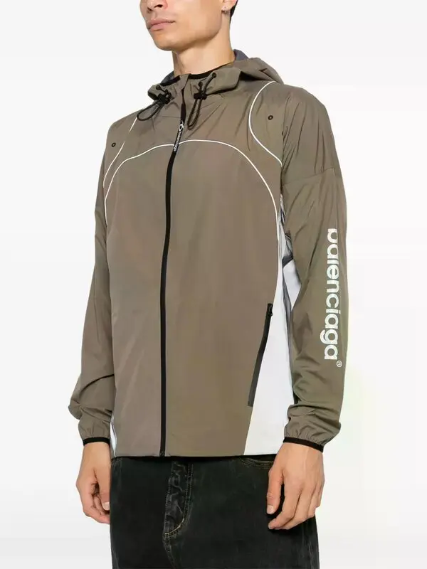 Balenciaga Logo-print Panelled Jacket