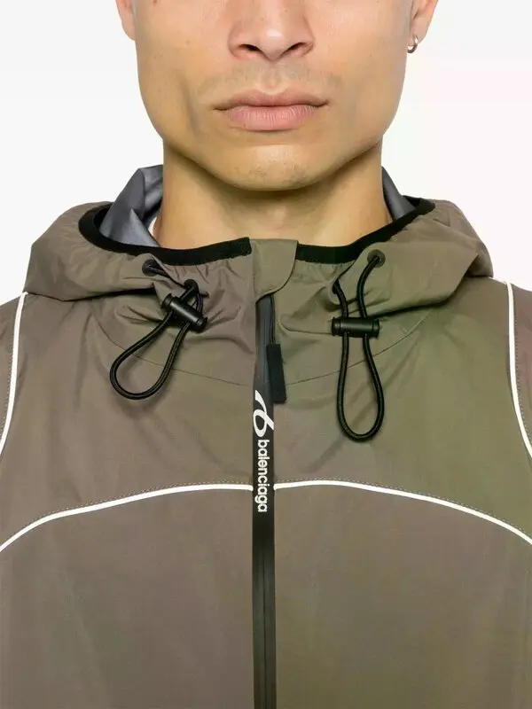 Balenciaga Logo-print Panelled Jacket