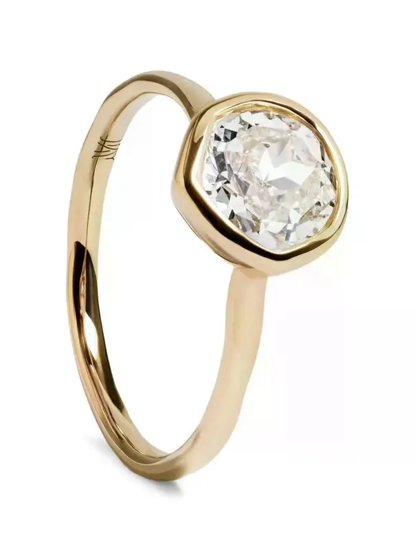 Monica Vinader Mv Siren™ Solitaire Diamond Ring - Gold