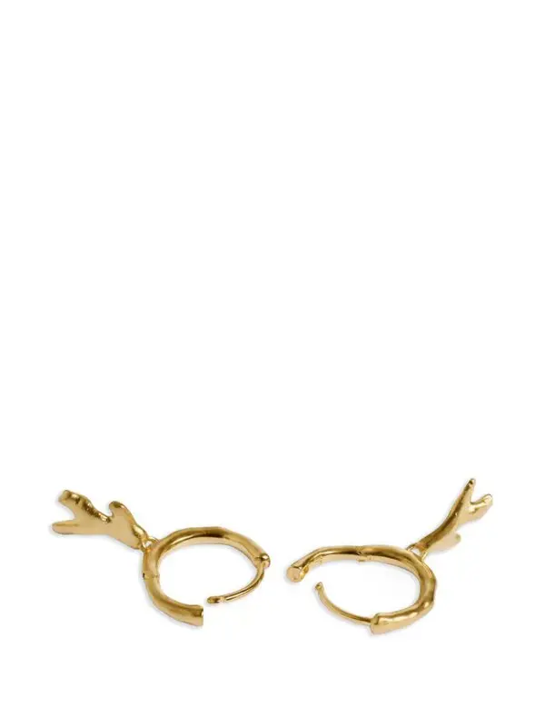 Monica Vinader Fragments Coral Huggie Earrings