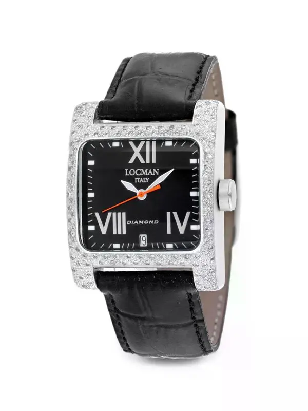 Locman Diamond Classic 33mm Watch - Black