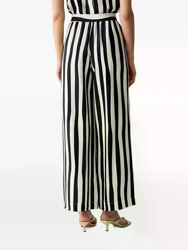 BENETTON Striped Wide-leg Trousers