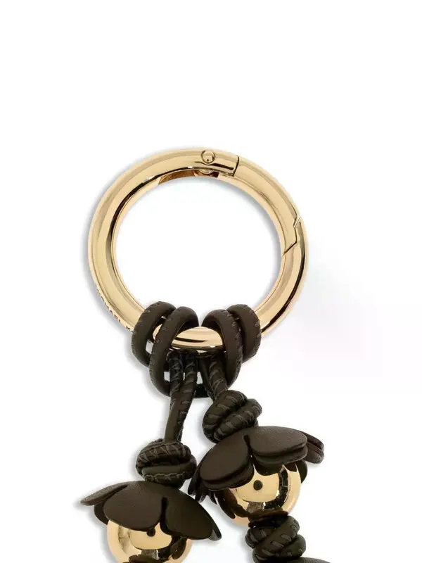 Michael Kors Floral Detail Beaded Bag Charm