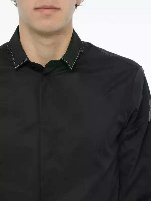 Neil Barrett Cut-out Bolt Slim-fit Shirt