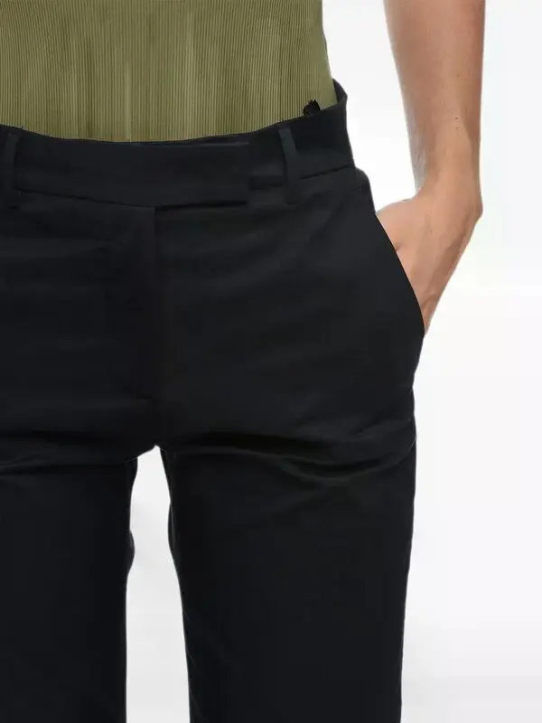 QL2 QUELLEDUE Turn-up-cuff Cropped Trousers