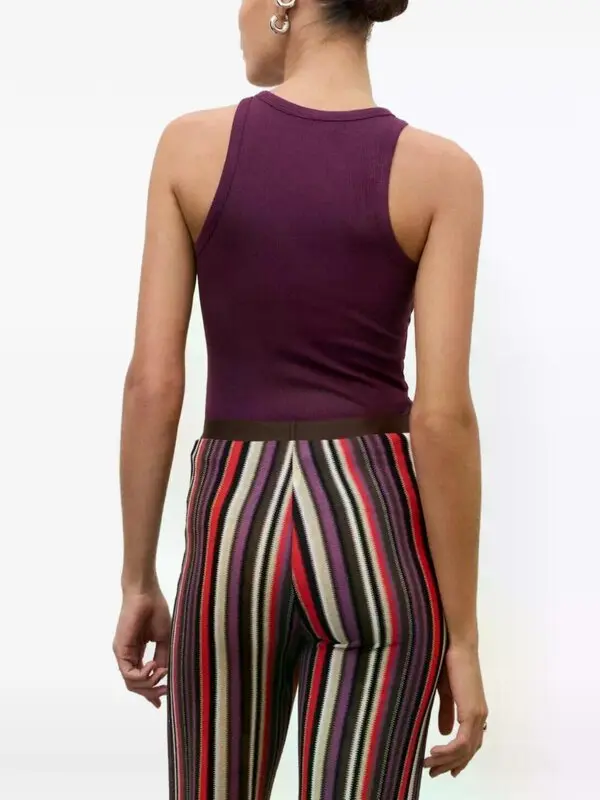 OTTOD'AME Ribbed-knit Tank Top
