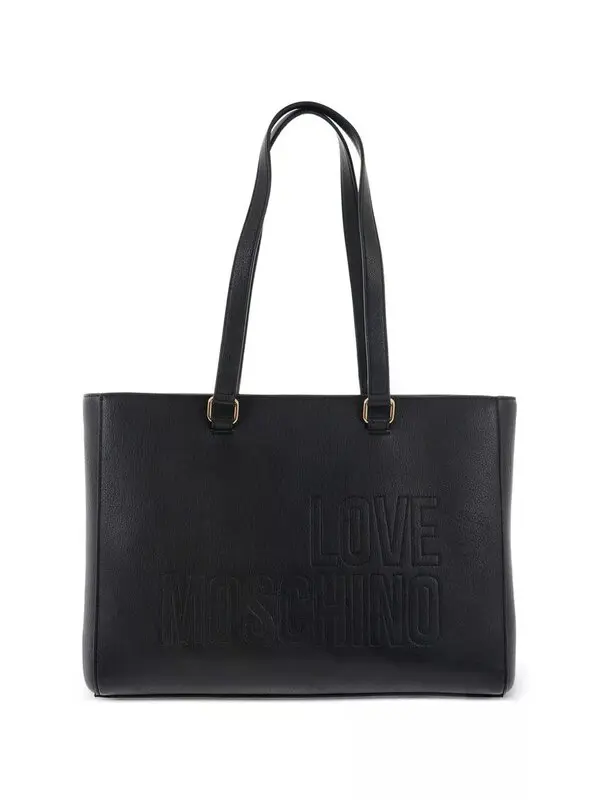 Moschino Logo-embossed Tote Bag