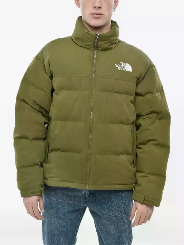 The North Face Quilted Hooded Jacket - Green