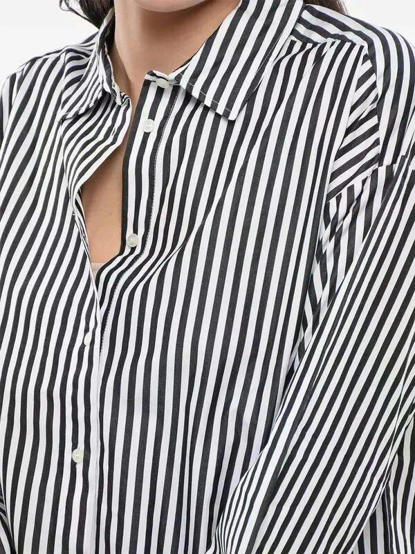 Woolrich Awning-striped Drawstring Shirt