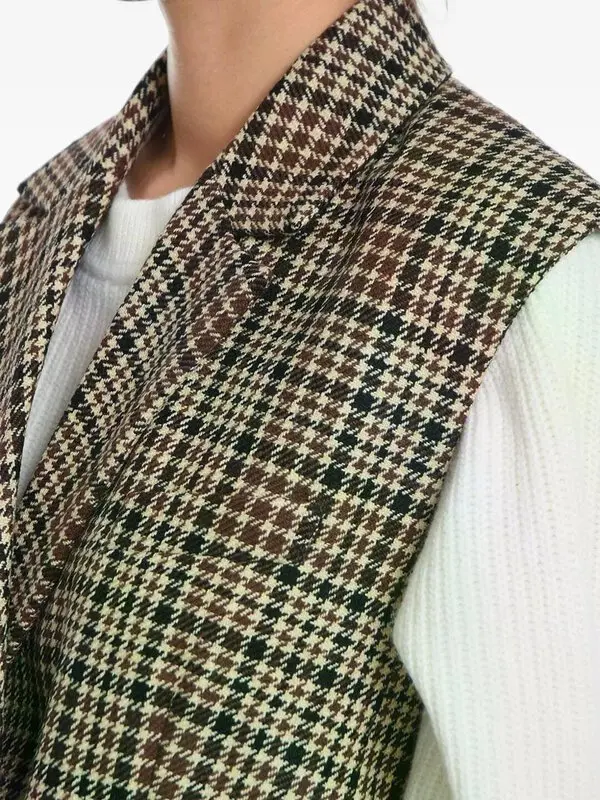 HERSKIND Houndstooth Double-breasted Waistcoat
