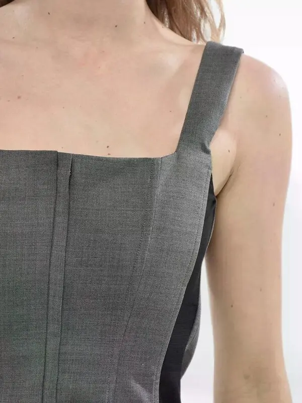 Giuseppe Di Morabito Square-neck Corset Top