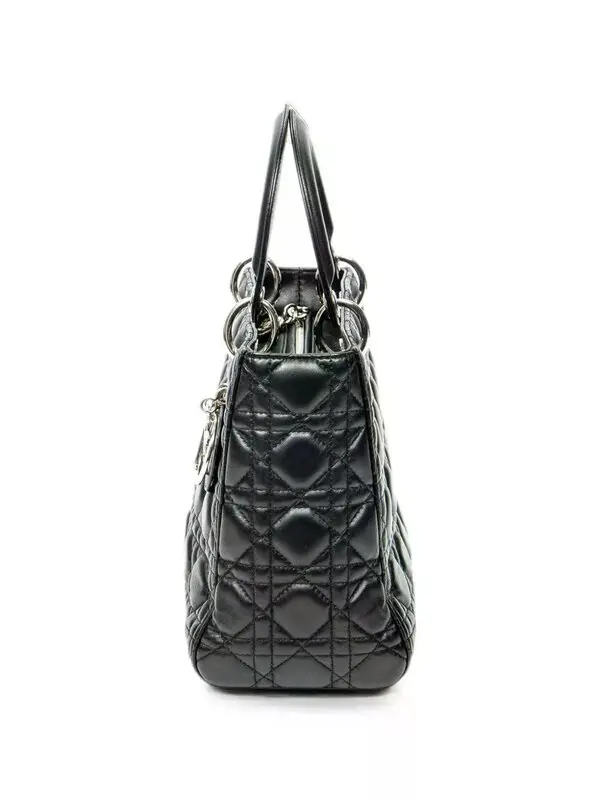 Dior Lady Cannage Two-way Bag - Black