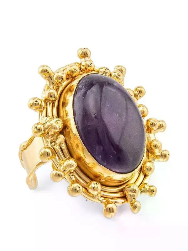 Sylvia Toledano Amethyst -plated Ring - Gold
