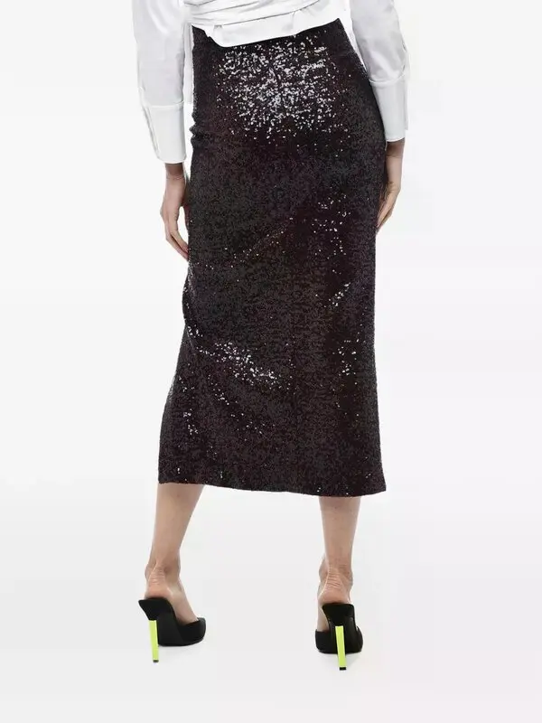 IN THE MOOD FOR LOVE Embellished Midi Skirt