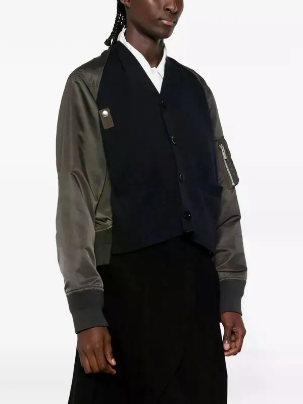 Sacai Long-sleeve Cardigan