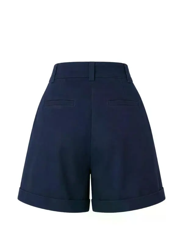 SEROYA Rhoda Pleated Shorts - Blue