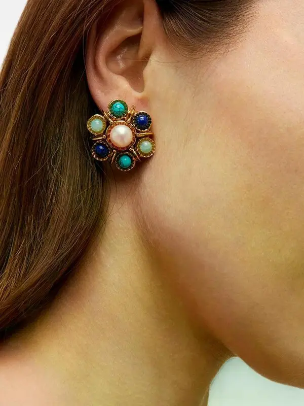Gas Bijoux Augusta Pearl Stud Earrings