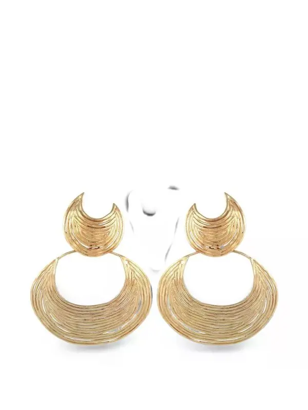 Gas Bijoux Luna Wave Hand-hammered Earrings