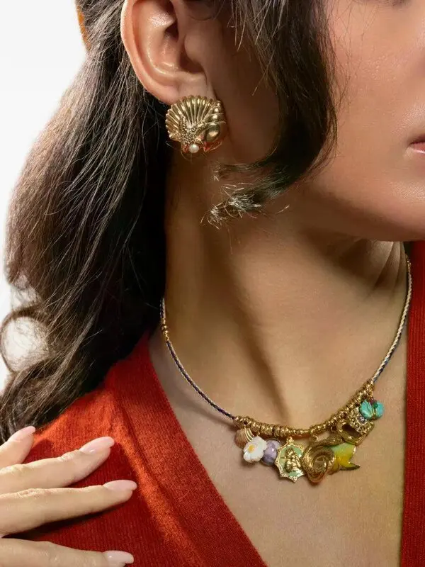 Gas Bijoux Mareva Pearl-embellished Earrings - Gold