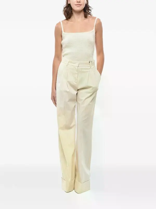 Andamane Nathalie Pinstripe Tailored Trousers - Neutrals