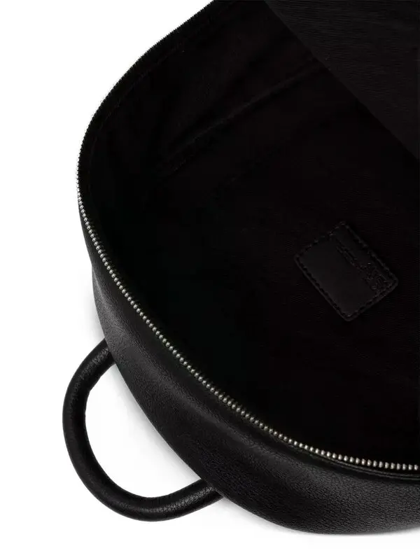Karl Lagerfeld Logo Plaque Pebbled Effect Backpack