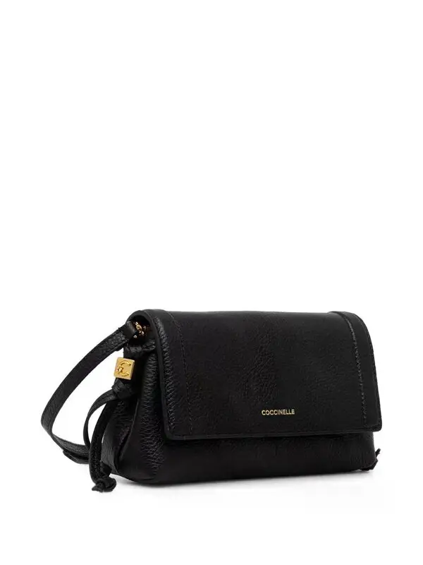 COCCINELLE Mini Bag With Gold-tone Logo - Black