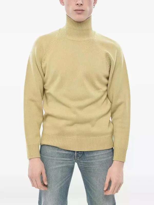 PAOLO PECORA Turtleneck Sweater - Yellow