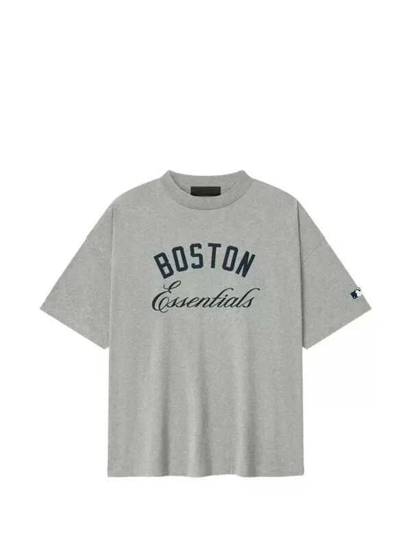 Fear Of God Logo-print Oversized T-shirt - Grey