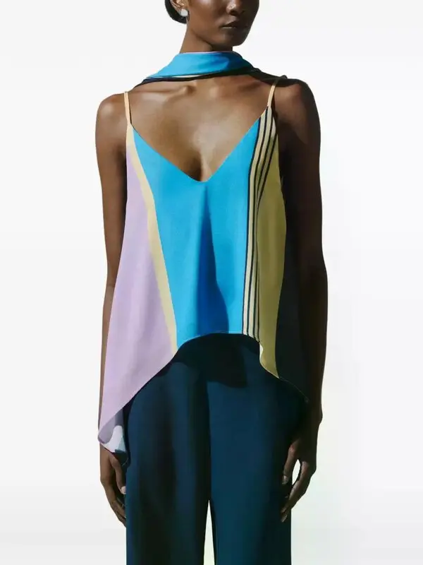 BAOBAB Danielle Pleated Scarf-detail Top