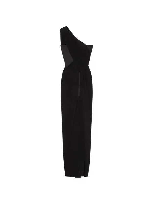 Givenchy Draped One-shoulder Maxi Dress