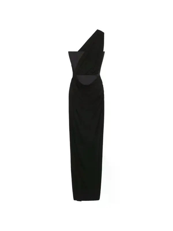 Givenchy Draped One-shoulder Maxi Dress