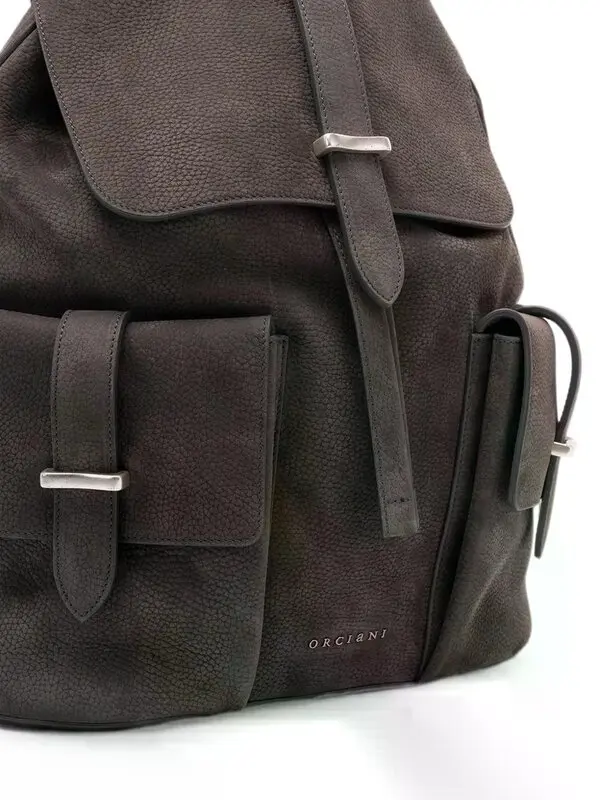 Orciani Nabucco Leather Backpack