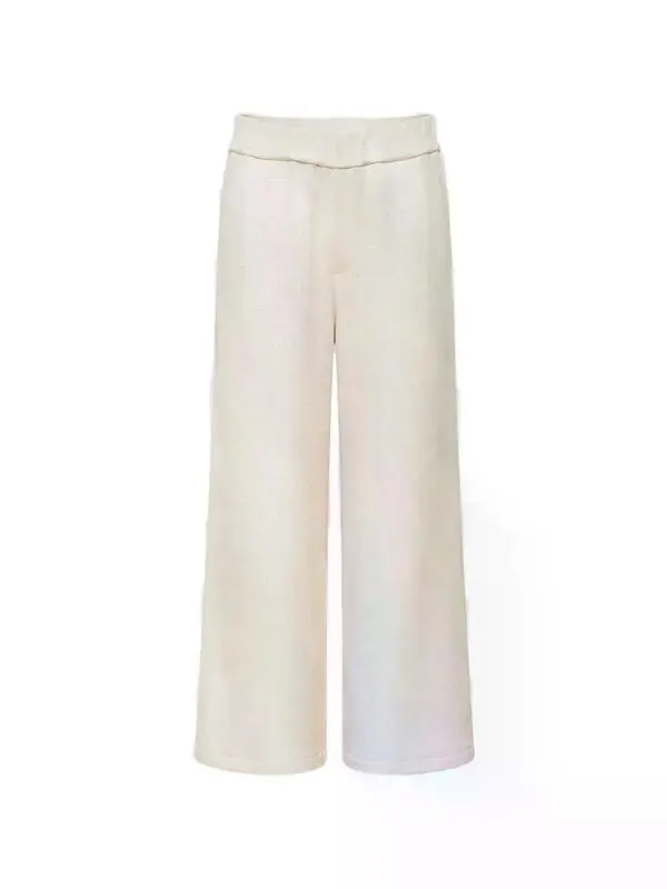 Martin Martin Ivory White Wide-leg Trousers
