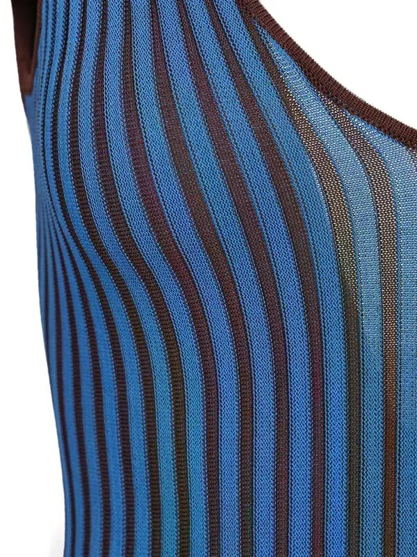 Staud Stripe-pattern Midi Dress