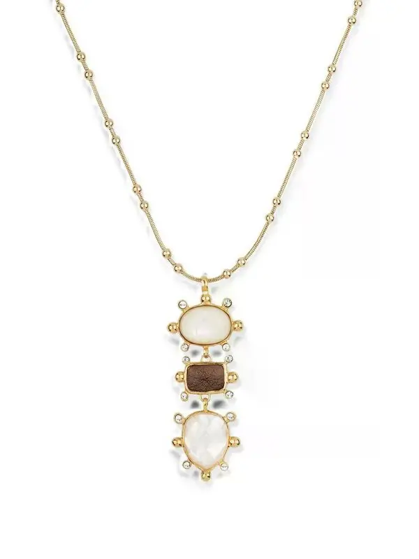 Gas Bijoux Tiki Mother-of-pearl Necklace - White