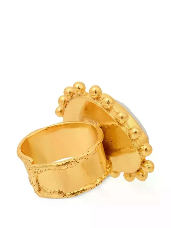 Sylvia Toledano Dot Moonstone Ring - White