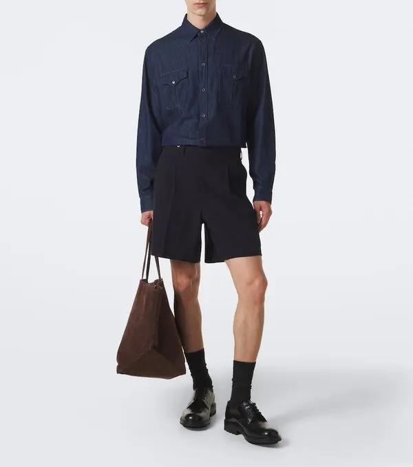 JIL SANDER Cotton Chambray Shirt