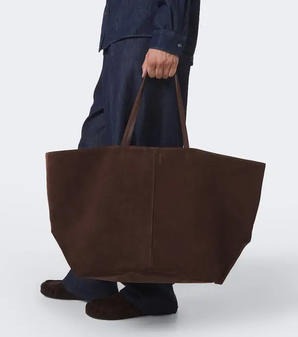 JIL SANDER Maxi Suede Tote Bag